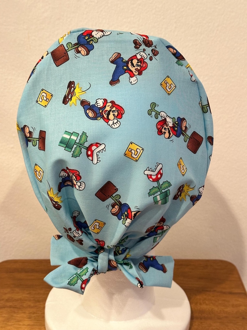 Super Mario Scrub Hat - Etsy