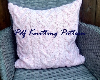 Cable Knit Cushion - Etsy