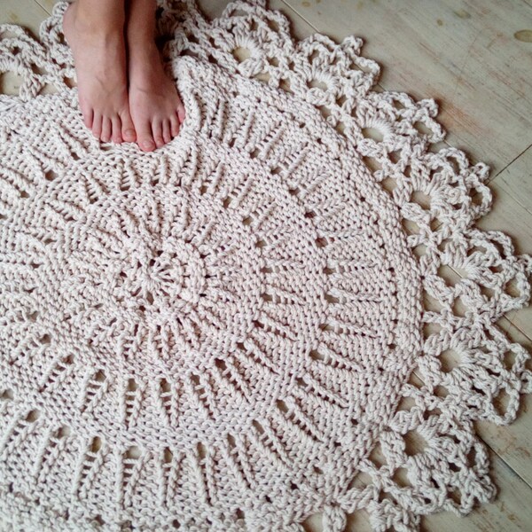 Crochet Rope Rug - Etsy
