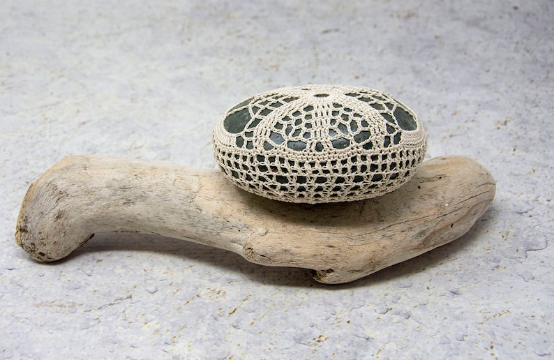 Crochet Stone Pattern Lace Stone Cover Pattern DIY Crochet | Etsy