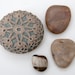 Crochet Stone Pattern, DIY, Lace Stone Cover Pattern, Crochet Rock ...
