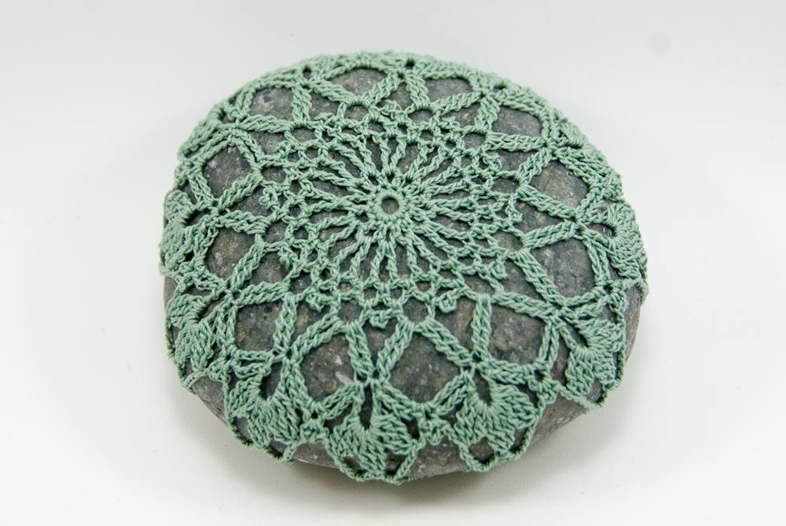 Crochet Stone Pattern DIY Lace Stone Cover Pattern Crochet - Etsy