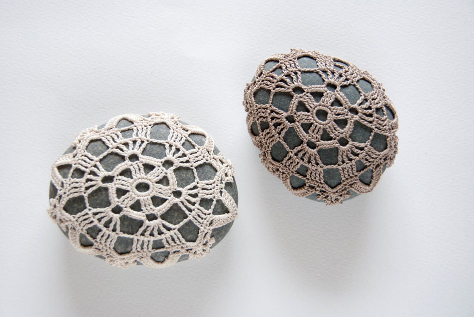 Crochet Stone Pattern, DIY, Lace Stone Cover Pattern, Rock Cozy Pattern ...