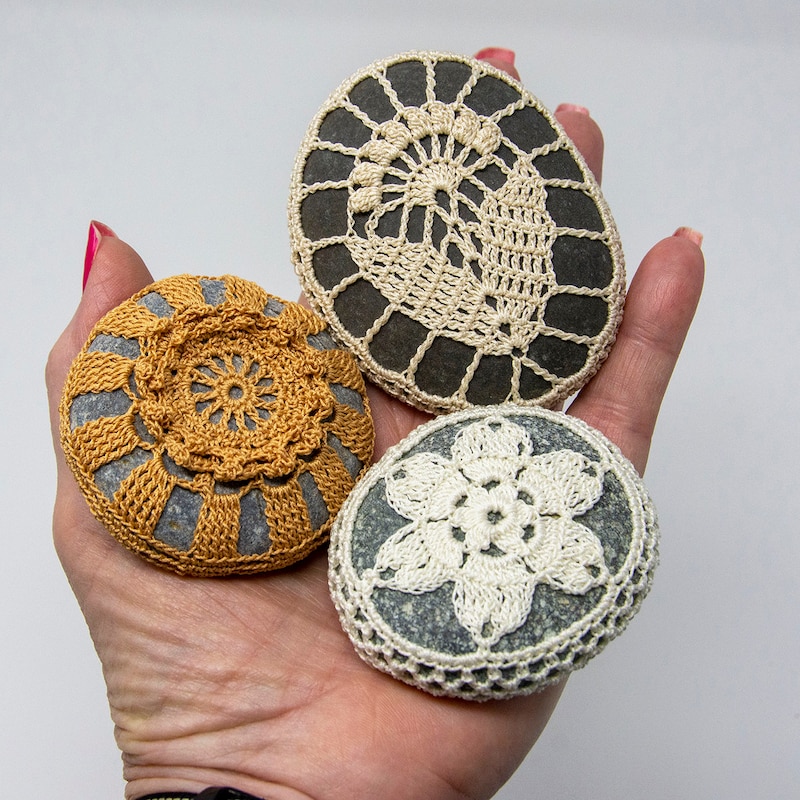 Crocheted Rock - Etsy