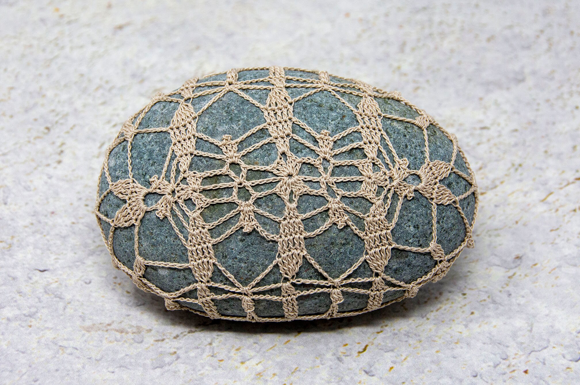 Crochet Stone Pattern DIY Lace Stone Cover Pattern Rock | Etsy