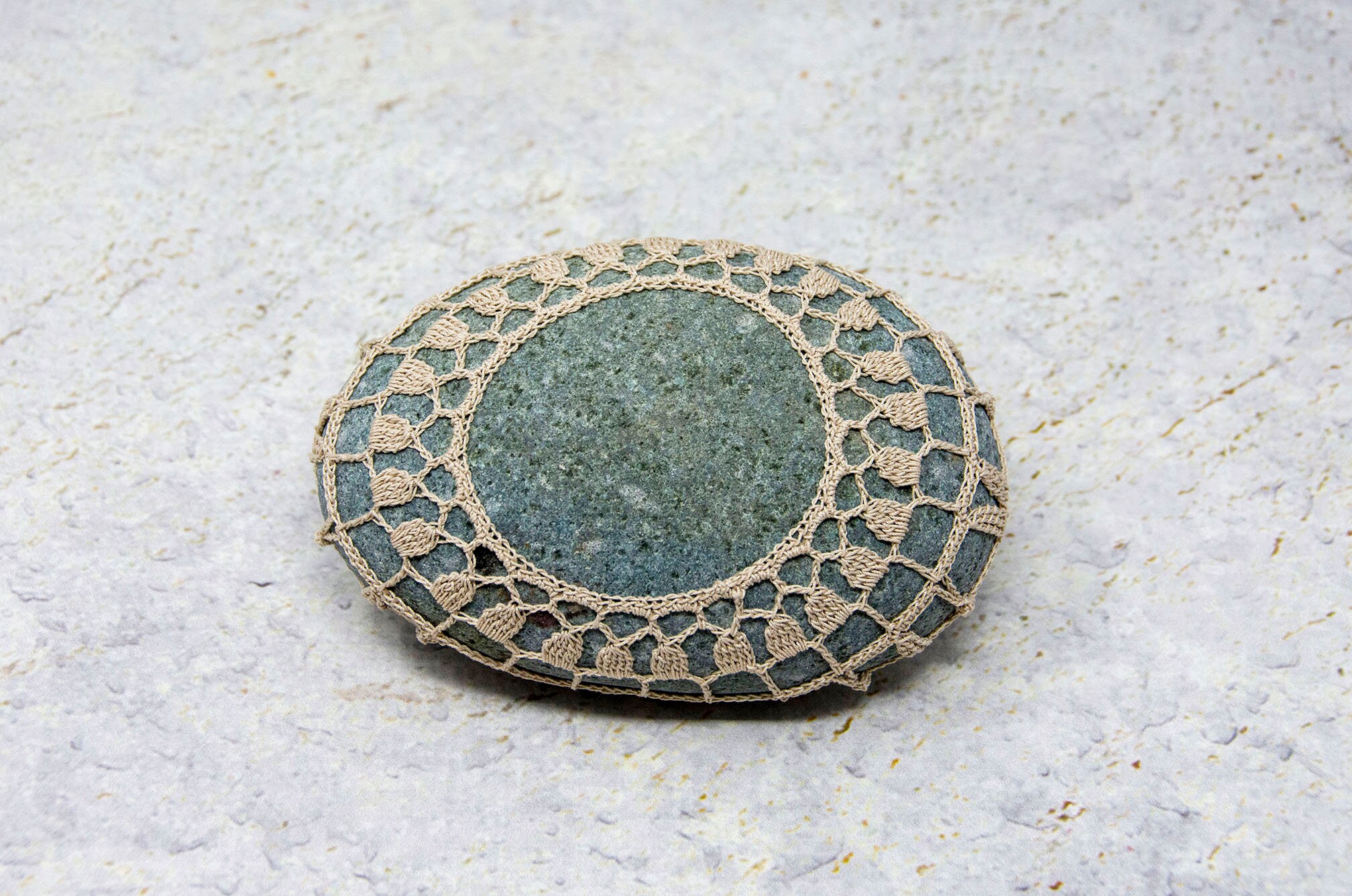 Crochet Stone Pattern, DIY, Lace Stone Cover Pattern, Rock Cozy Pattern ...
