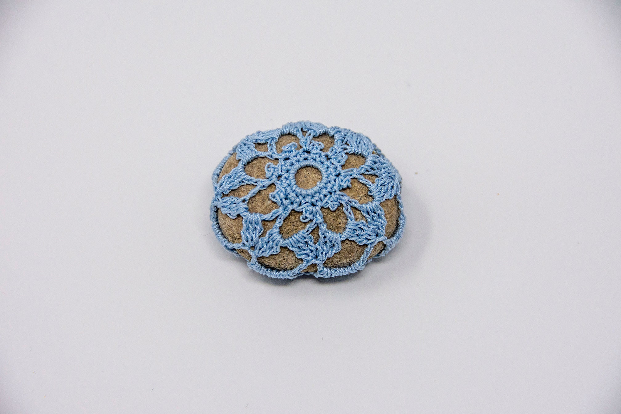 Crochet Stone Pattern, DIY, Lace Stone Cover Pattern, Rock Cozy Pattern ...