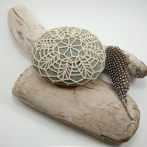 Crochet Pattern Crochet Lace Stone Cover Pattern Rock Cozy - Etsy
