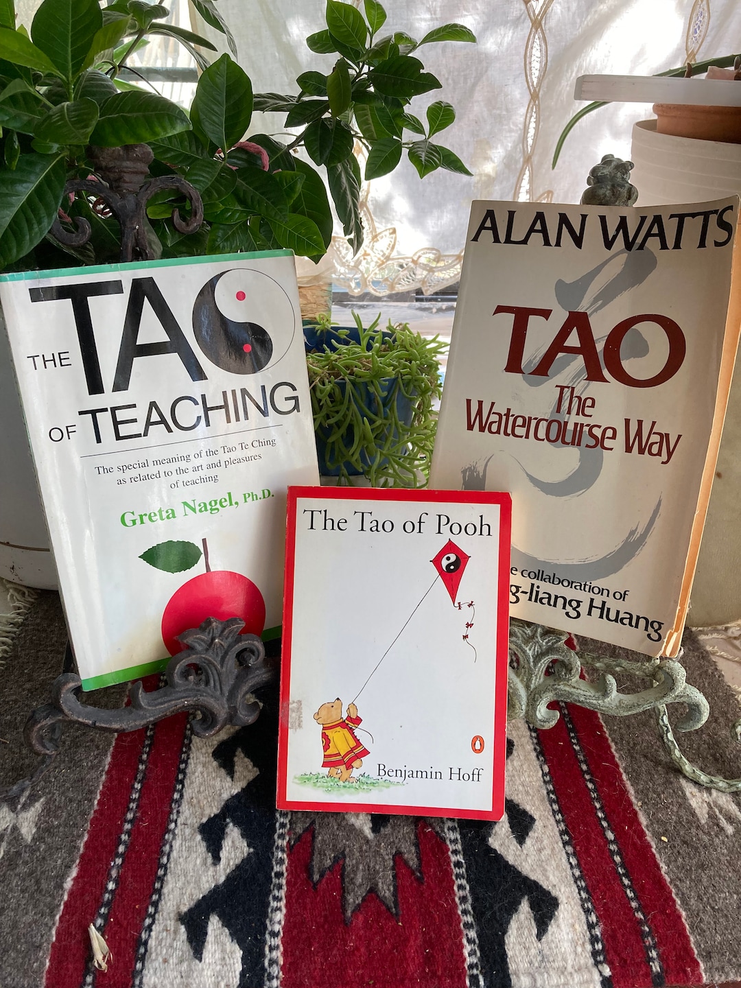 SALE Vintage Tao Books Alan Watts Tao the Watercourse Way, Tao of Pooh ...
