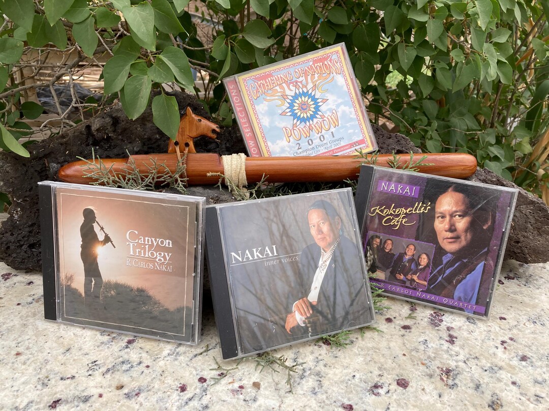 Vintage Carlos Naki Cds Native American Flute Music Canon Trilogy ...
