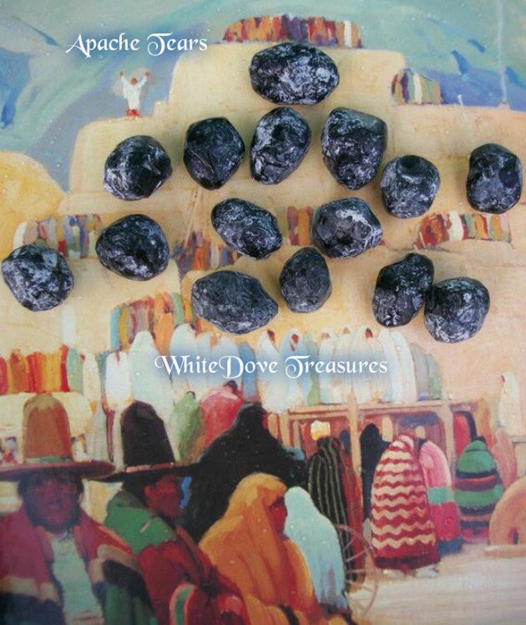 APACHE TEAR Black Obsidian Stone Sea Salt, 17-41 Gram, Root Chakra ...