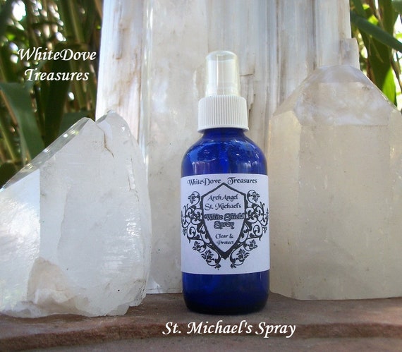 Archangel St. Michael Crystal White Sage Spray 2-4 Oz White - Etsy