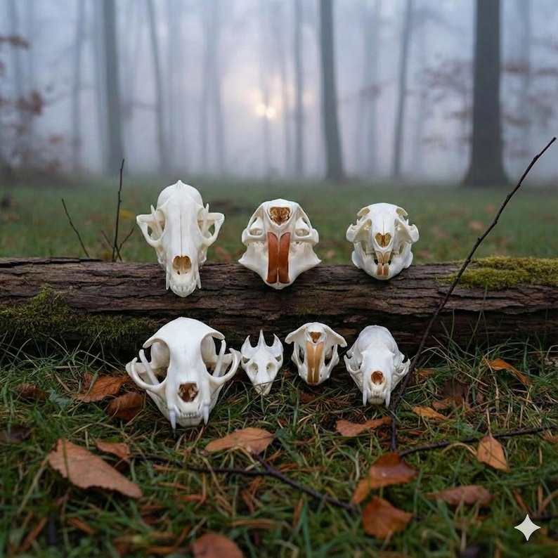 Real Animal Skulls Collection | Bobcat, Fox, Turtle, Mink, Nutria ...