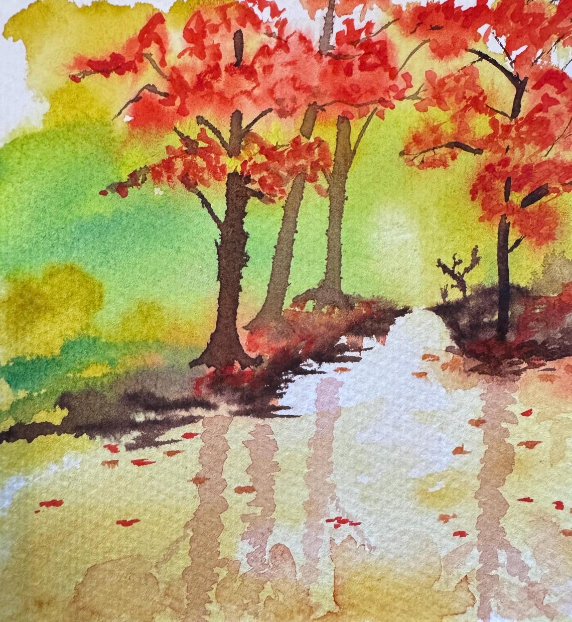 Mini Autumn Landscape - Etsy