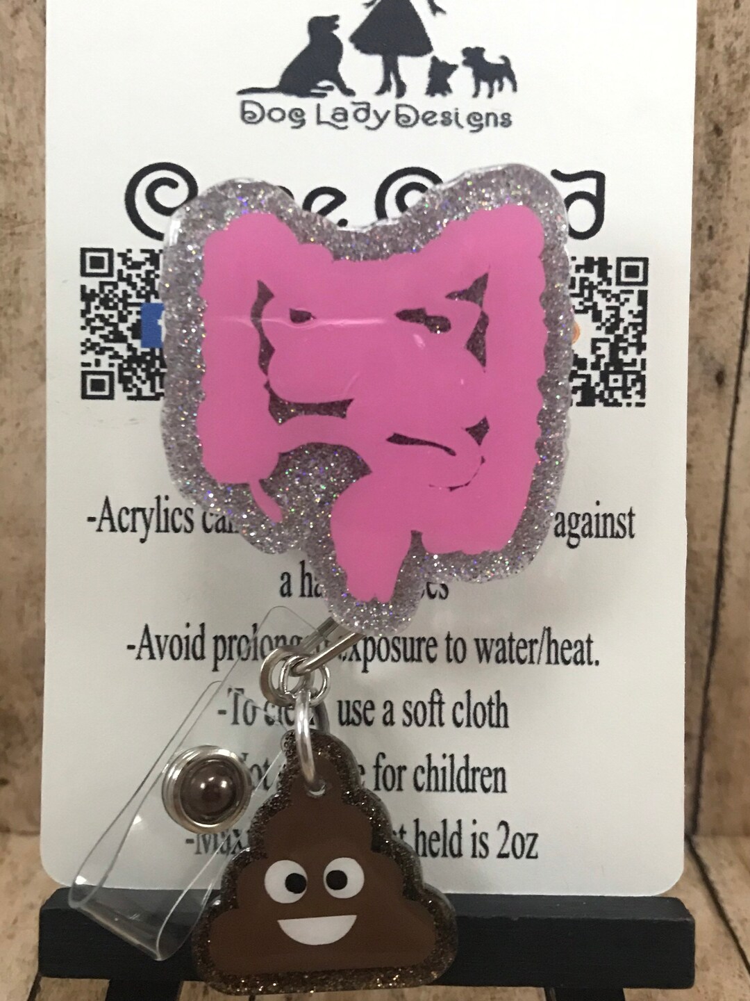 Intestines and Poop Badge Reel - Etsy