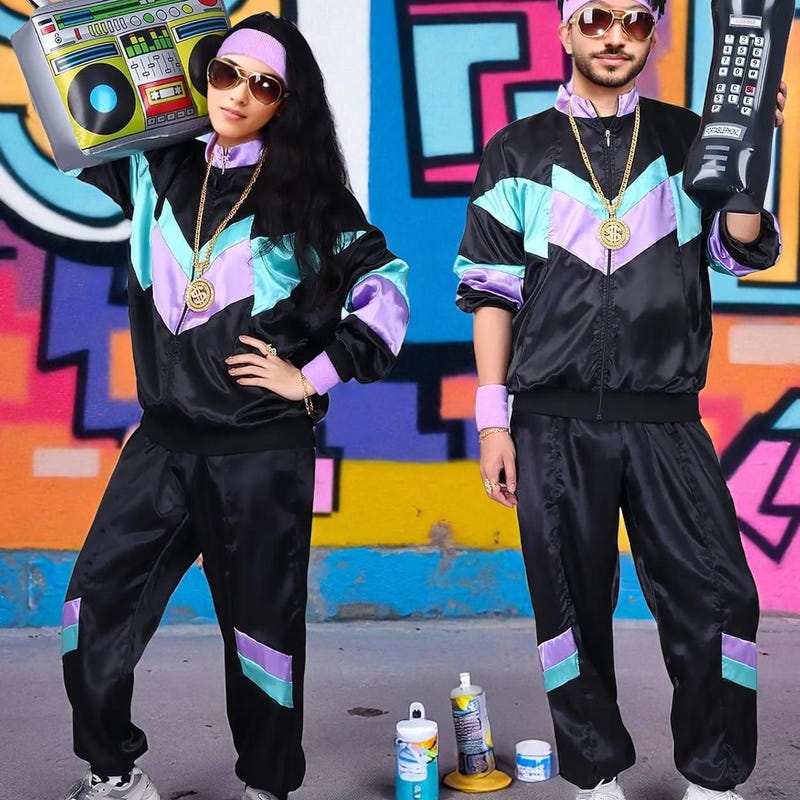 80s Mens Tracksuit Costume - Etsy UK