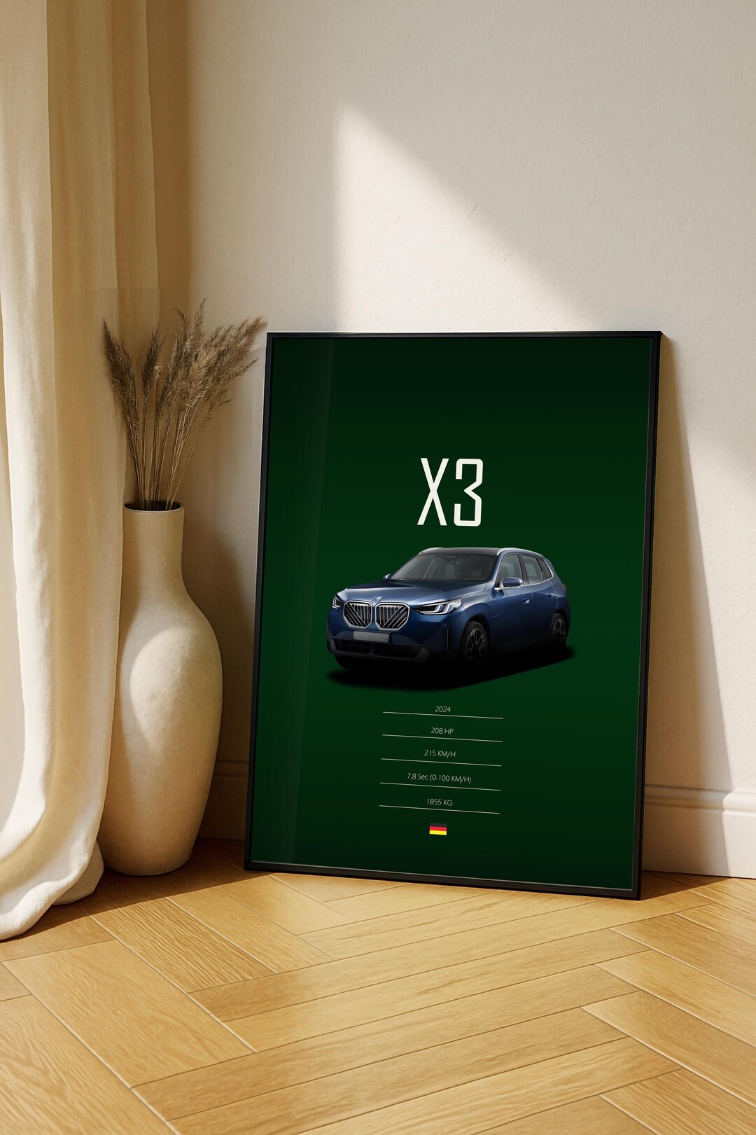 BMW X3 Poster | Car Poster | Digital, Framed, Unframed or Aluminum ...