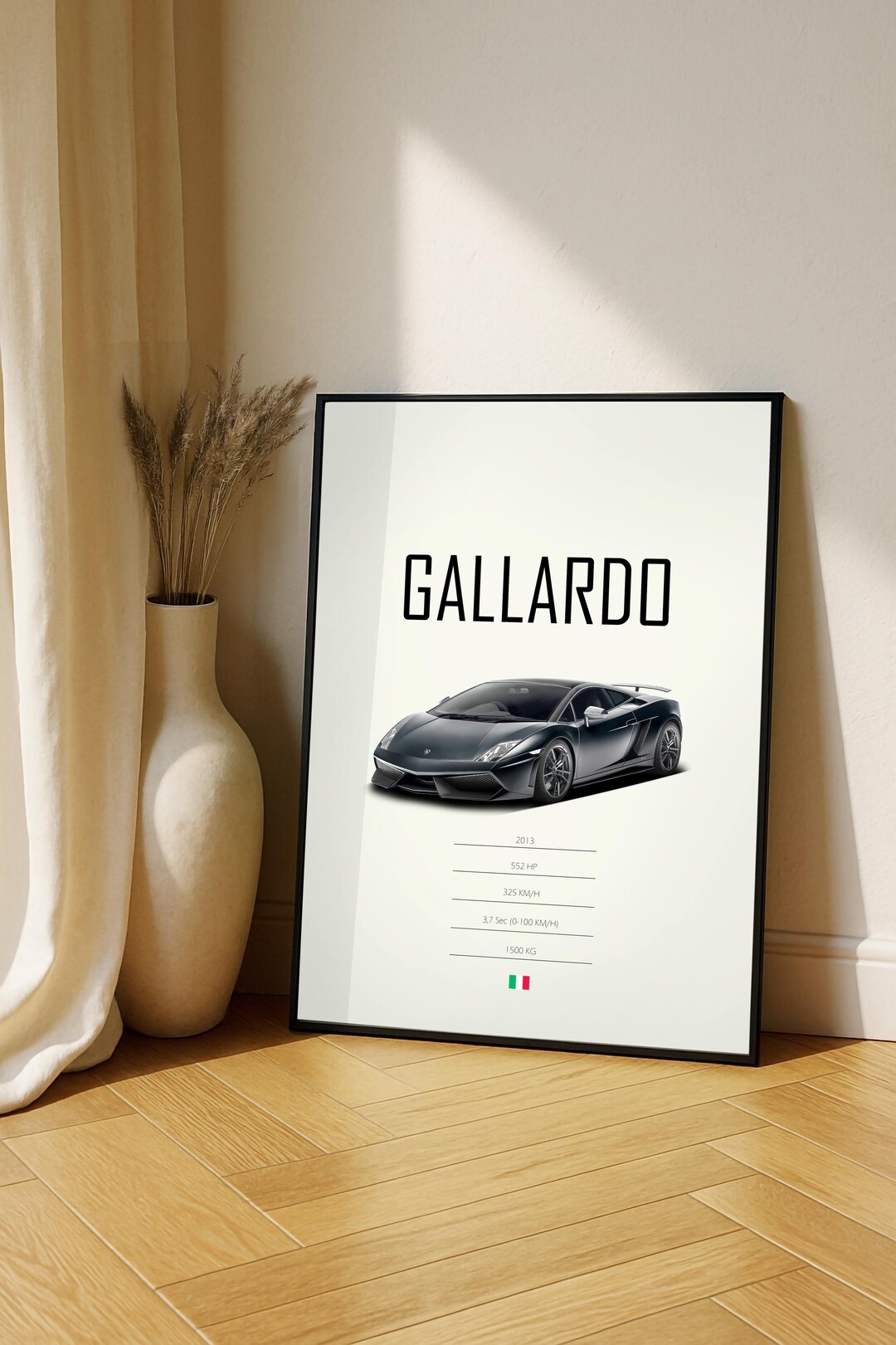 Lamborghini Gallardo Poster | Car Poster | Digital, Framed, Unframed or ...