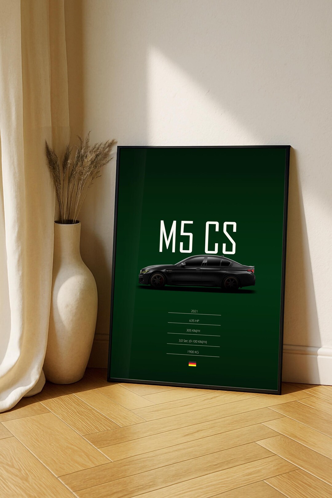 BMW M5 CS Poster | Car Poster | Digital, Framed, Unframed or Aluminum ...
