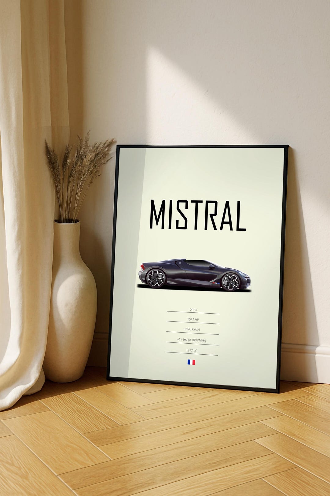 Bugatti Mistral Poster | Car Poster | Digital, Framed, Unframed or ...