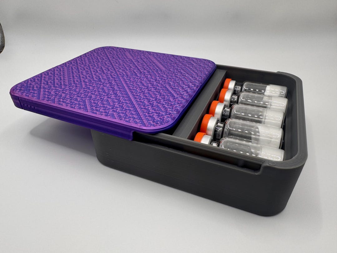 Peptide Storage Slide Box – Sleek, Durable, and Fridge/freezer Safe - Etsy
