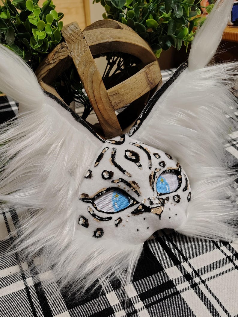 Bobcat Fursuit Head | Realistic Lynx Therian Mask | Custom Feline ...