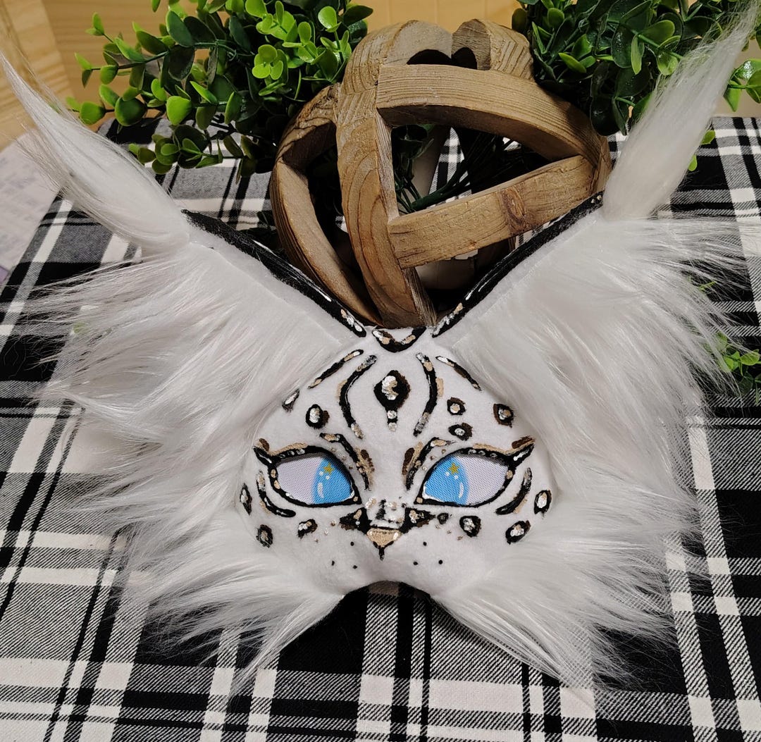 Bobcat Fursuit Head | Realistic Lynx Therian Mask | Custom Feline ...