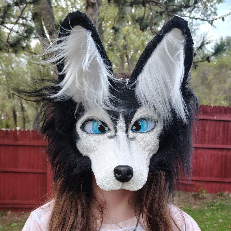 Black Cat Therian Mask - Etsy