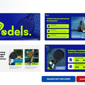 Padel Powerpoint Template: Sports Business Presentation (digital ...