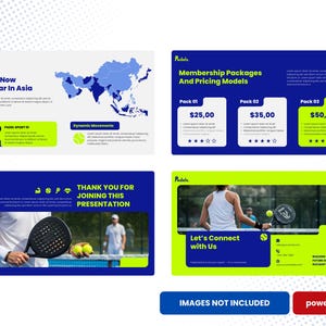 Padel Powerpoint Template: Sports Business Presentation (digital ...