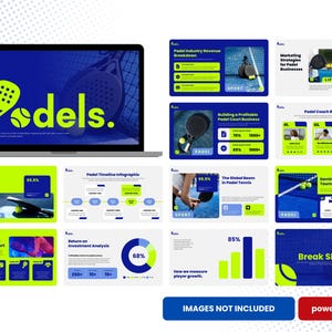 Padel Powerpoint Template: Sports Business Presentation (digital ...