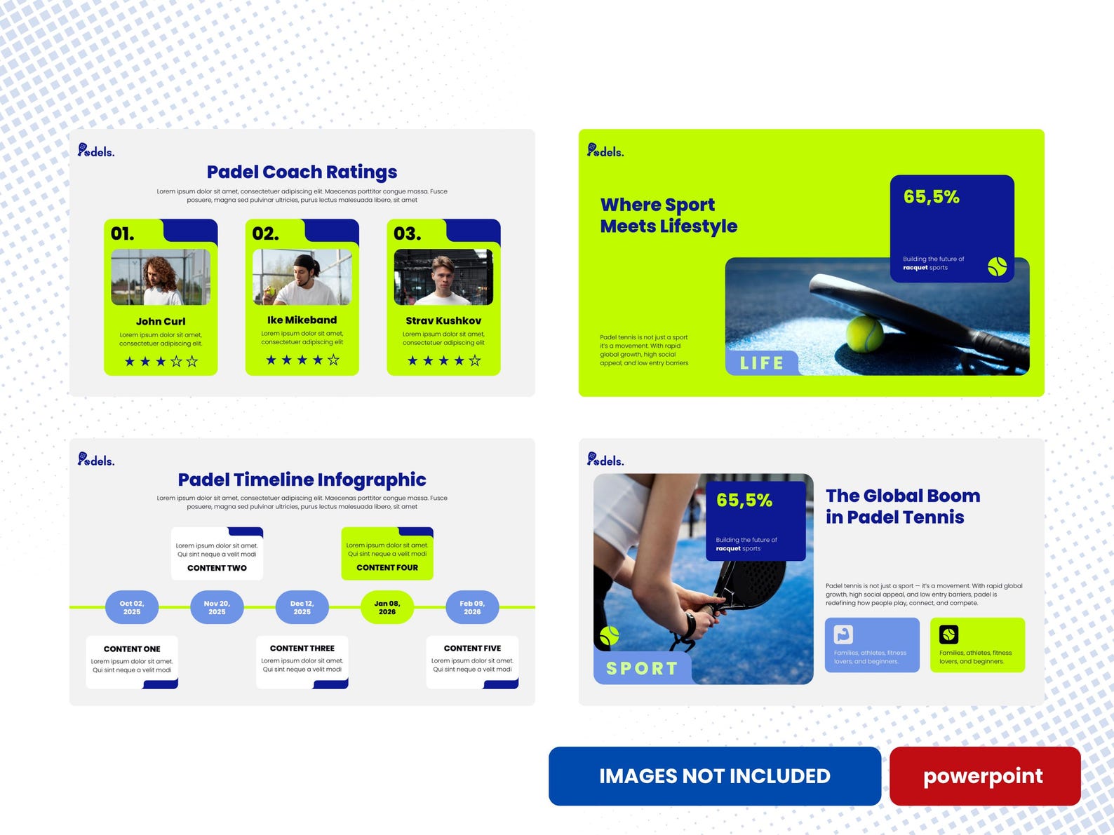 Padel Powerpoint Template: Sports Business Presentation (digital ...
