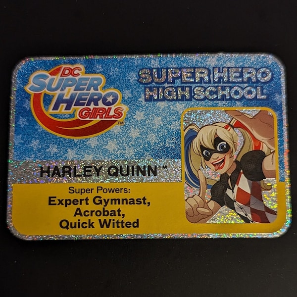 Superhero Id Cards - Etsy