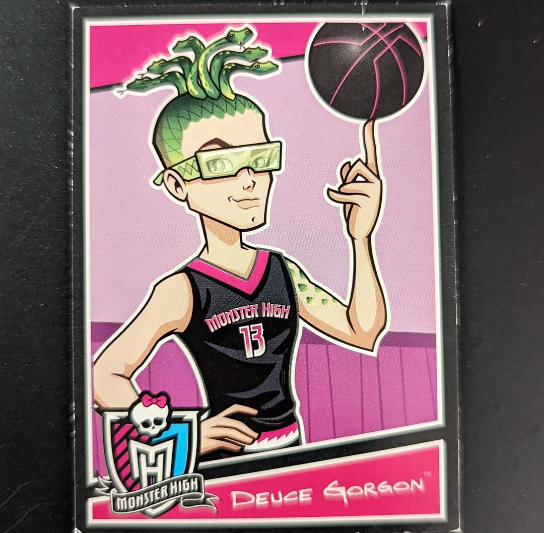 Supplies - Factory Doll Item - Monster MH High - Deuce Gorgon, Card ...