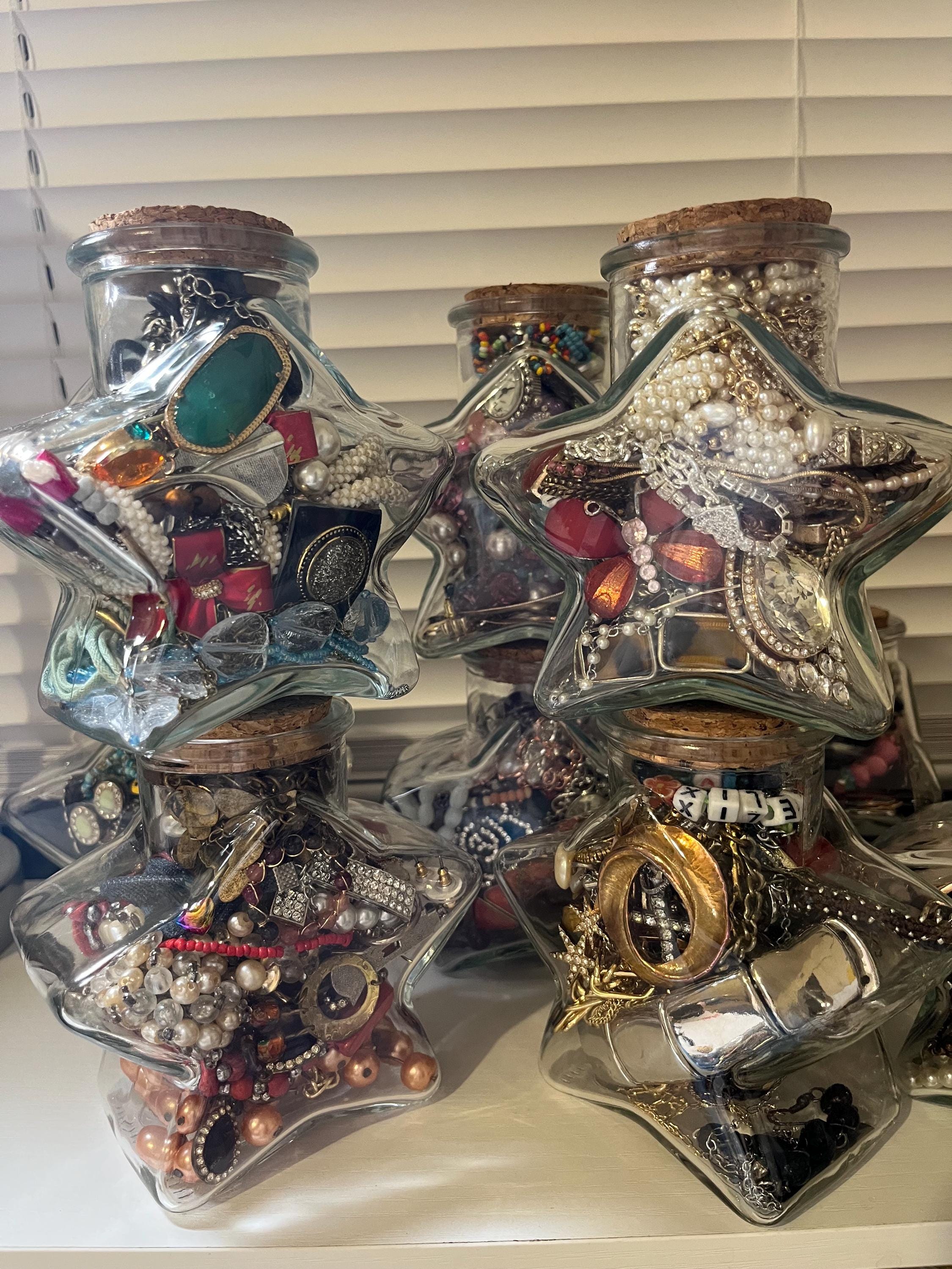 Jewelry Jar Surprise Gift for Her Random Rings Necklaces and Bracelets ...