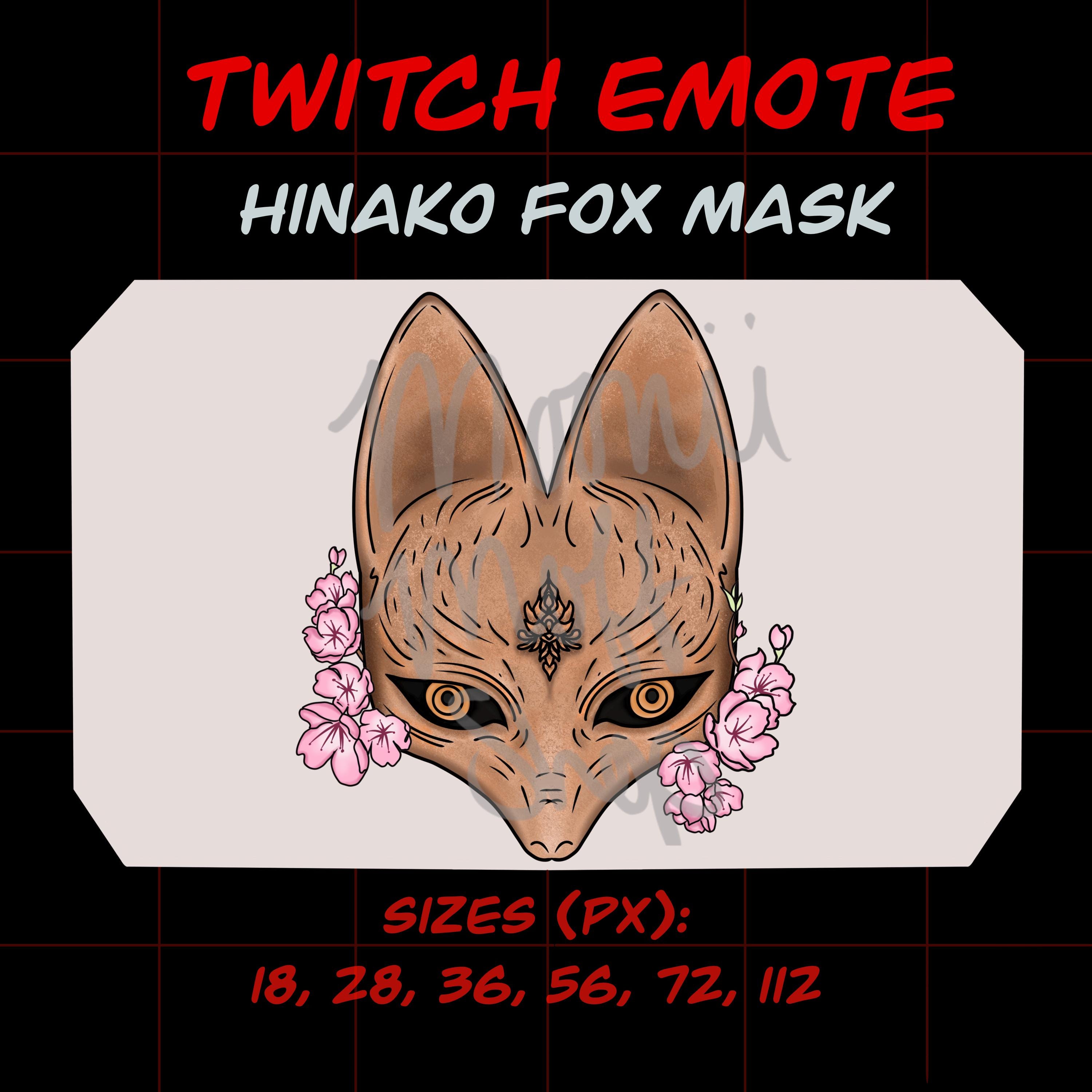 Twitch & Discord Emote | Silent Hill F Fox Mask, Hinako - Etsy