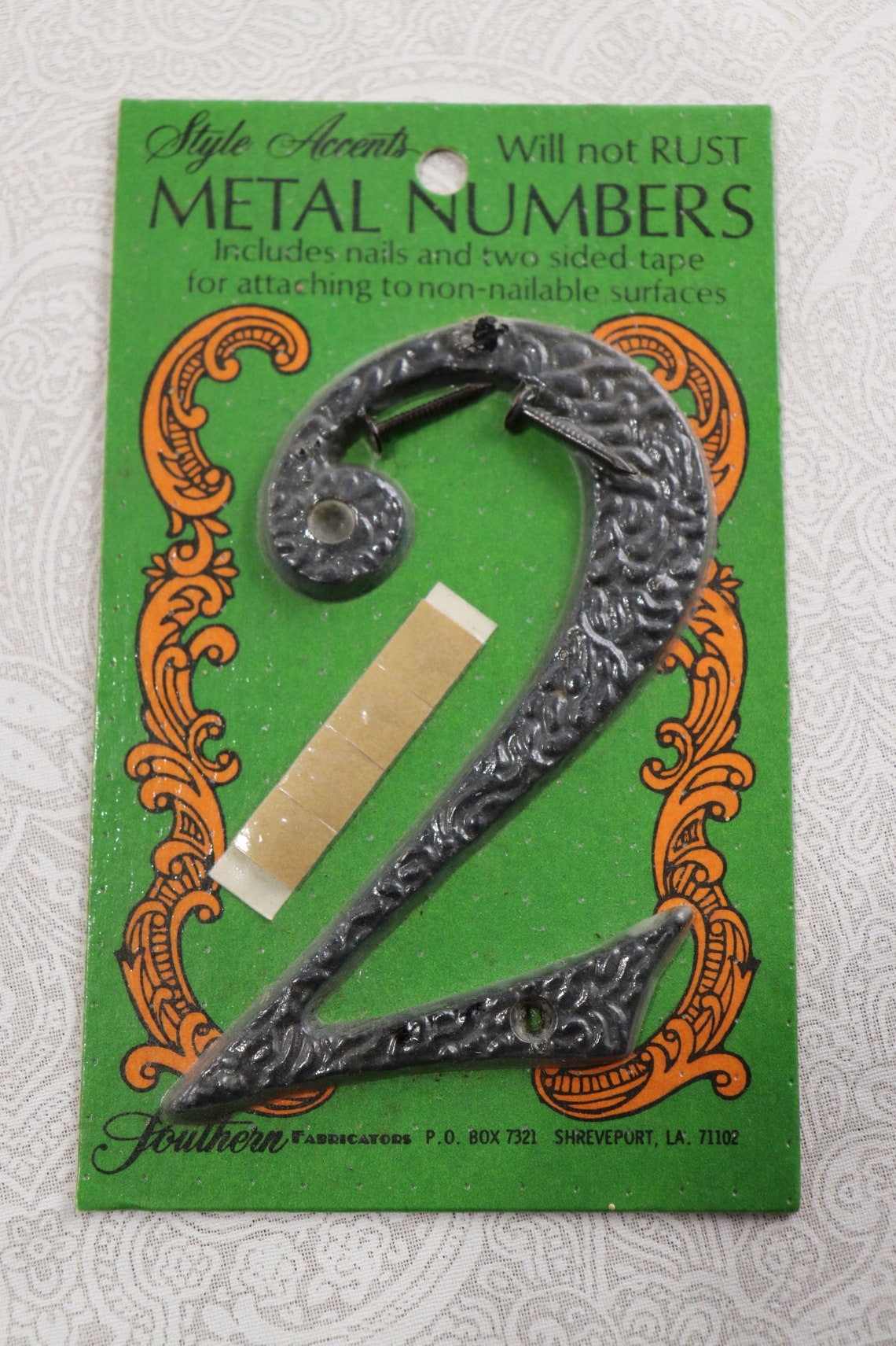 Metal Numbers/ Vintage Set of 5 Metal Outdoor Numbers/ Numbers | Etsy