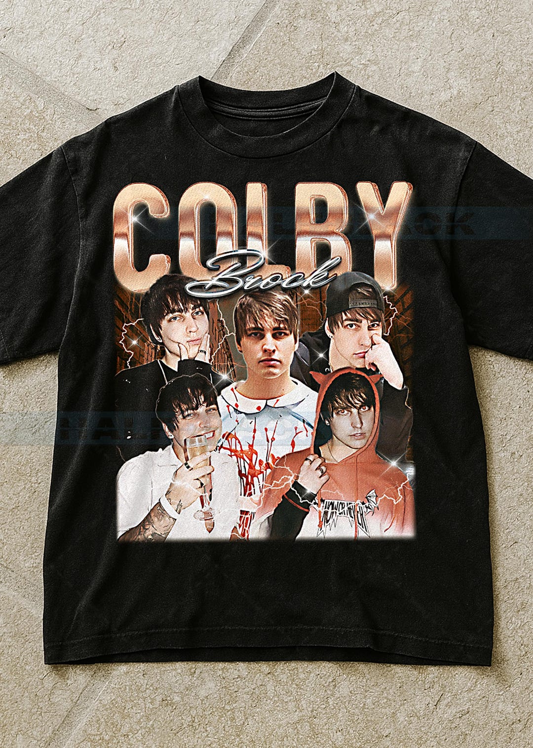 Colby Brock Bootleg Shirt, Vintage Influencer Youtuber Social Media ...