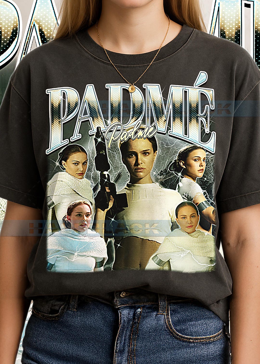 Padmé Amidala T-shirt, Vintage Senator Queen St4r W4rs Heroine Sci-fi ...