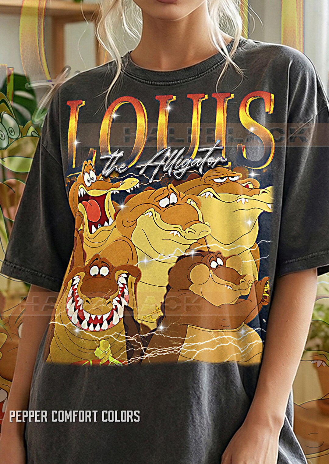 Louis the Alligator Shirt, 90s Vintage Retro Bootleg Jazz Gator T-shirt ...