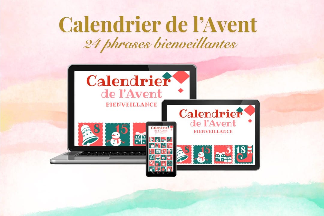 Digital Advent Calendar of Kindness • 24 Inspiring Messages • Daily ...