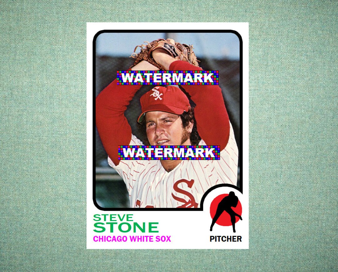 Steve Stone Chicago White Sox Custom Baseball Card 1973 Style - Etsy