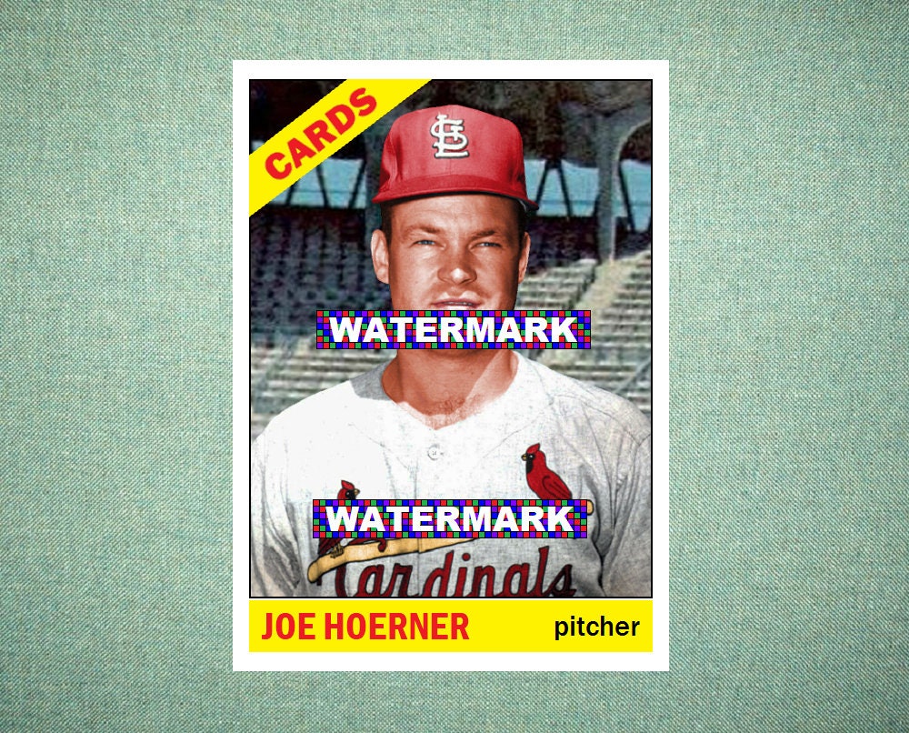 Joe Hoerner St Louis Cardinals Custom Baseball Card 1966 Style - Etsy