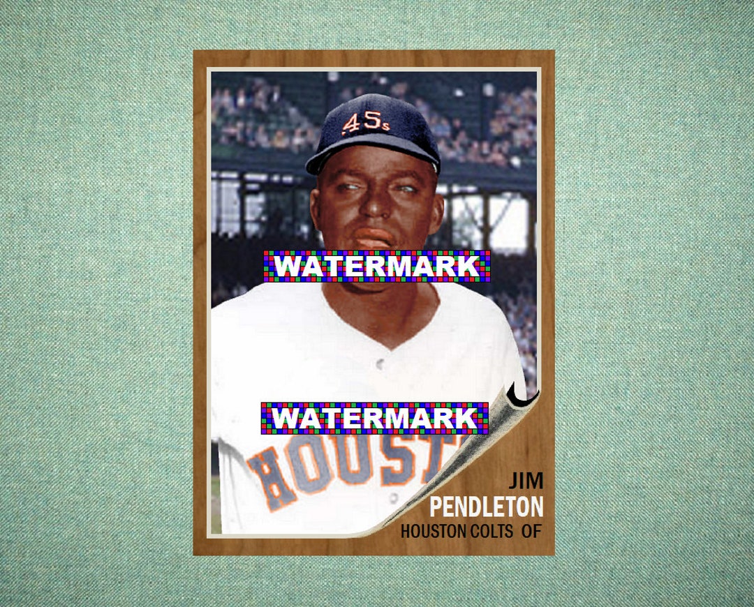 Jim Pendleton Houston Colt 45s 45 Custom Baseball Card 1962 Style card That Could Have Been by ...