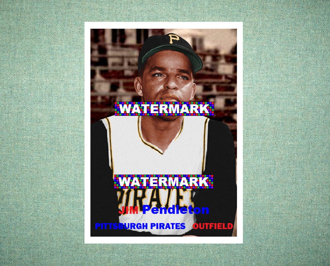 Jim Pendleton Pittsburgh Pirates Custom Baseball Card 1957 Style card ...