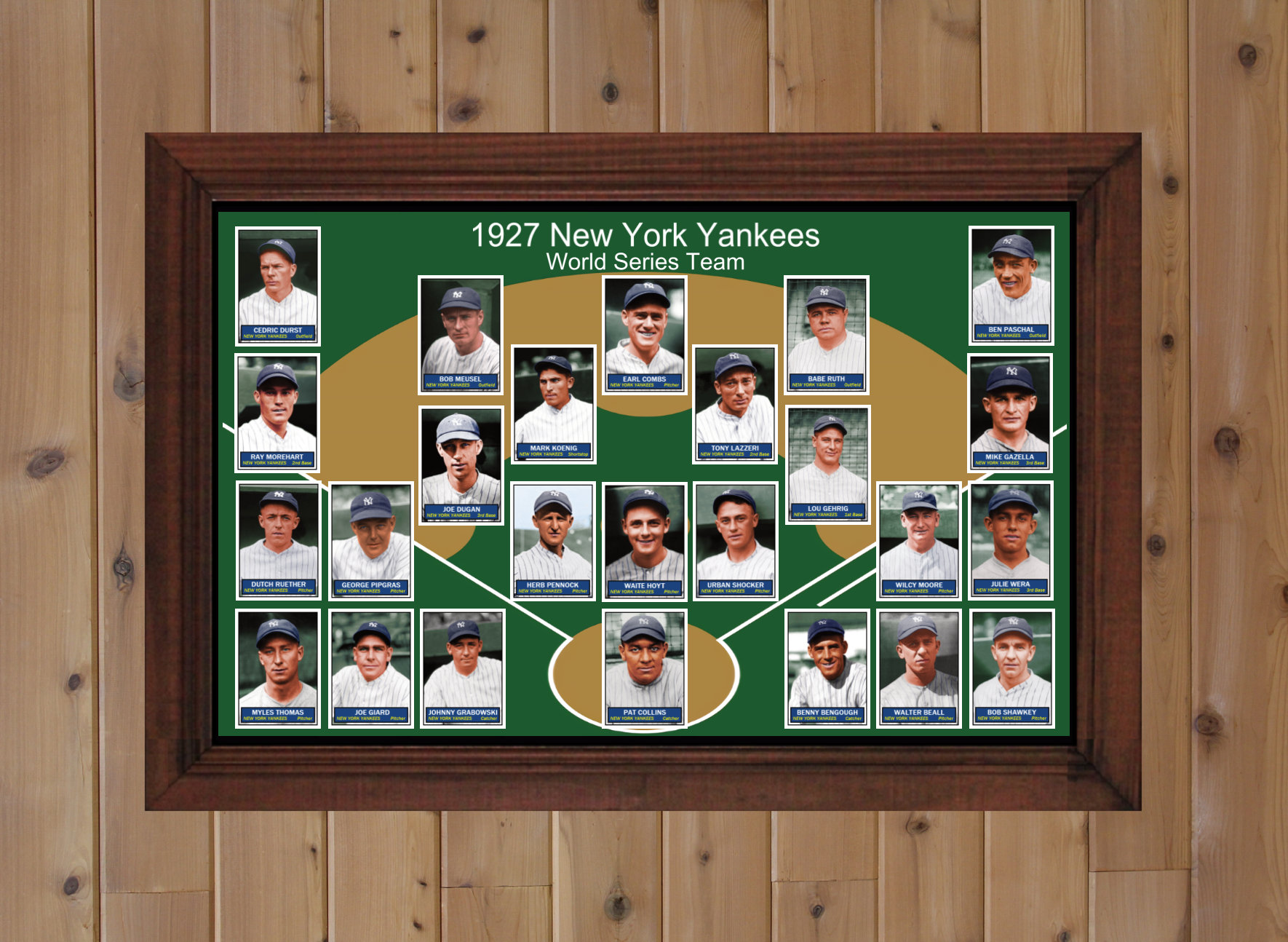 1927 NEW YORK YANKEES Poster Decor Gift Wall Art 27 World - Etsy