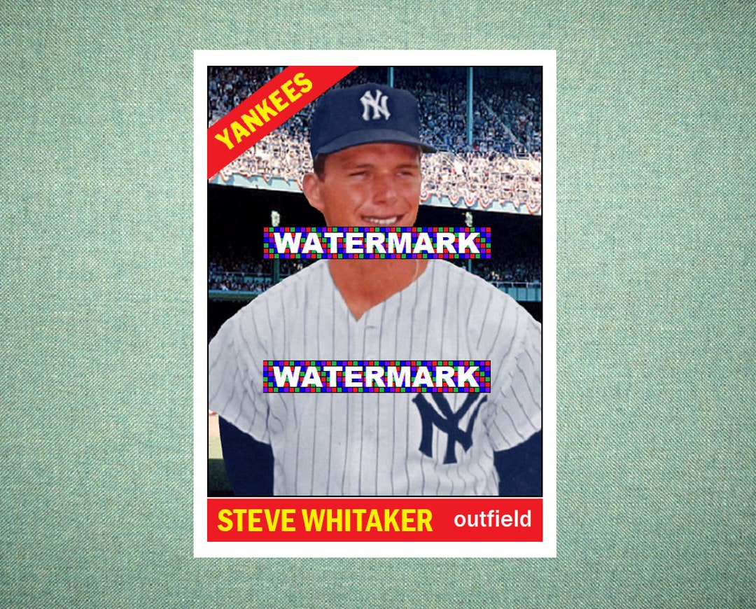Steve Whitaker New York Yankees Custom Baseball Card 1966 Style card ...