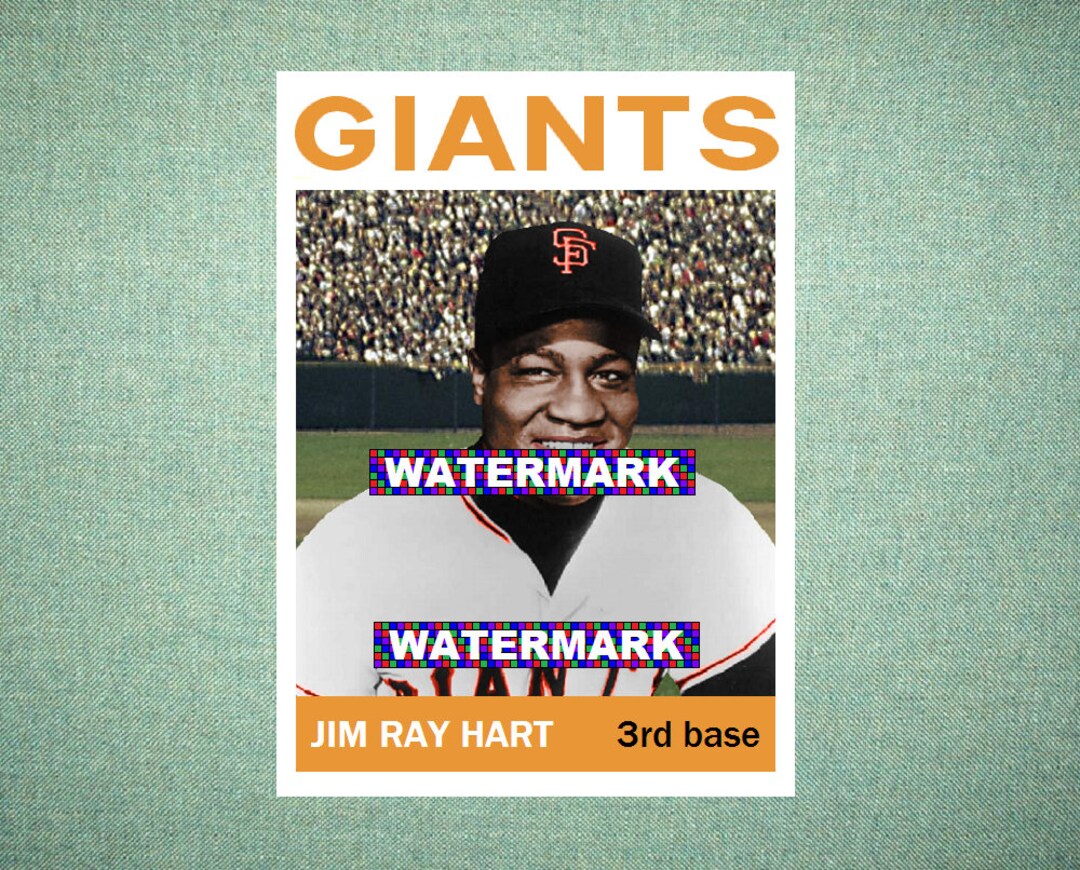 Jim Hart San Francisco Giants ORIGINAL card That Could - Etsy
