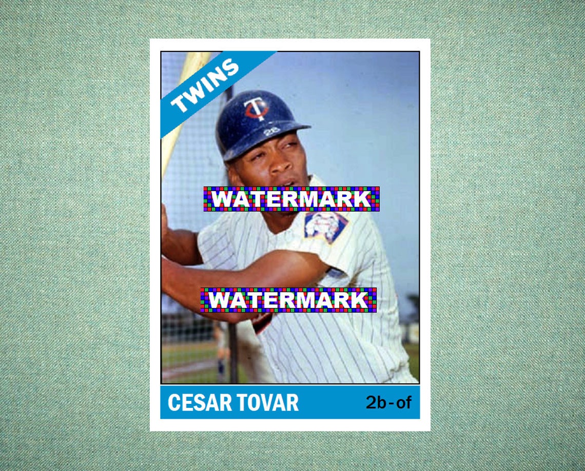 Cesar Tovar Minnesota Twins, ORIGINAL card That Could Have Been by ...