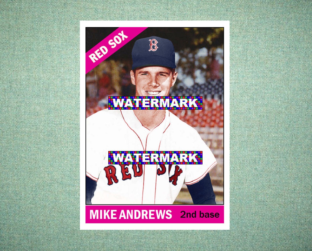 Mike Andrews Boston Red Sox Custom Baseball Card 1966 Style - Etsy